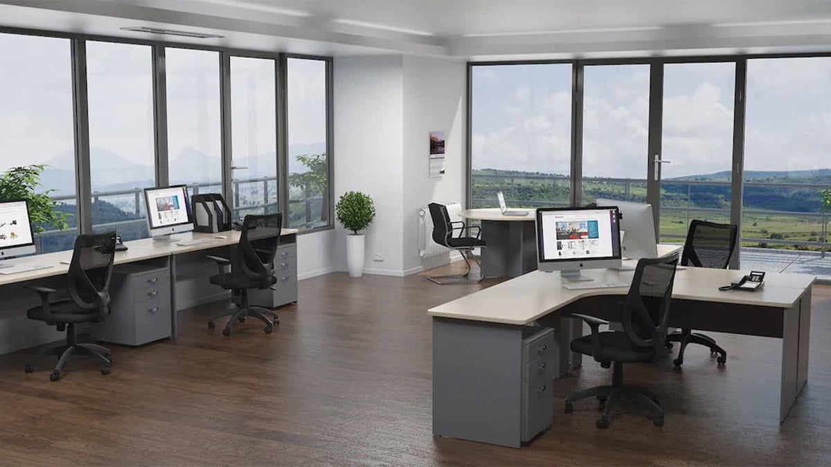 Fixed Height Corner Desks – Commercial Traders - Office Furniture
