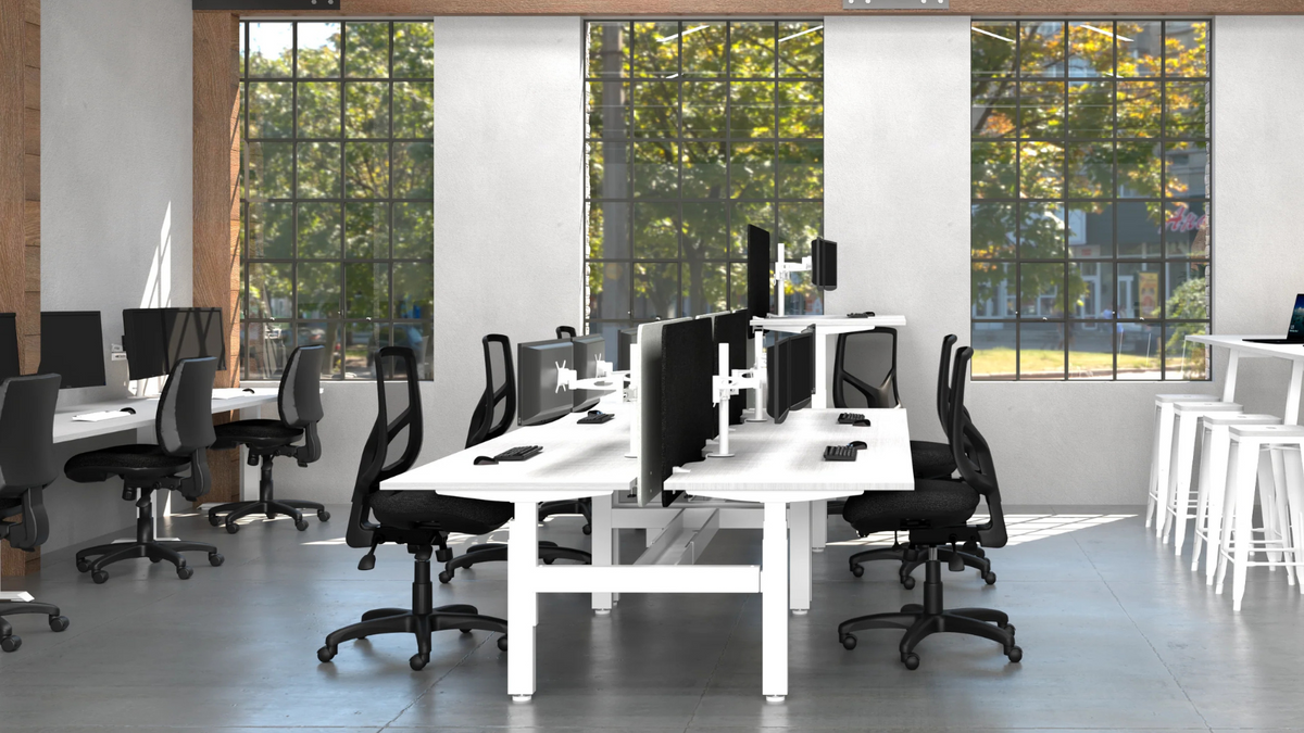 Standing Pod Desks – Commercial Traders - Office Furniture